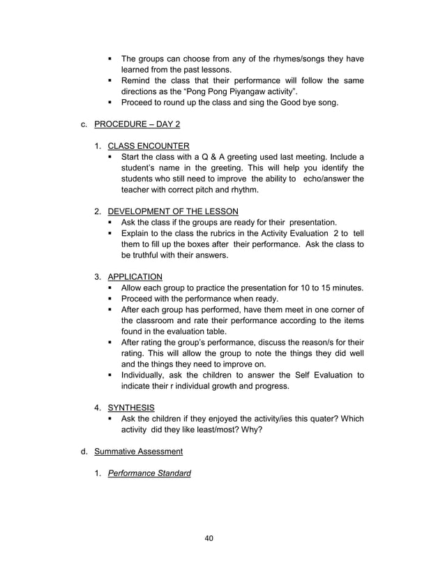 Music gr. 1 teacher's guide (q1&2) | PDF