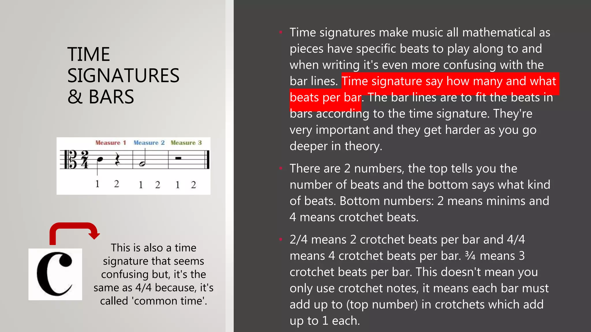 Music Theory: Grade 1 | PPTX