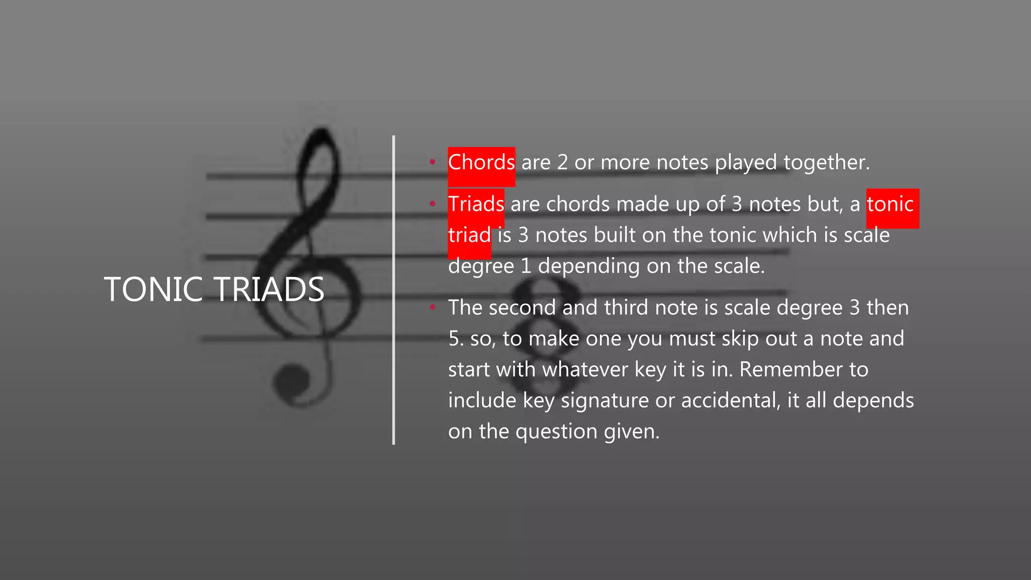 Music Theory: Grade 1 | PPTX