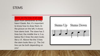 Music Theory: Grade 1 | PPTX
