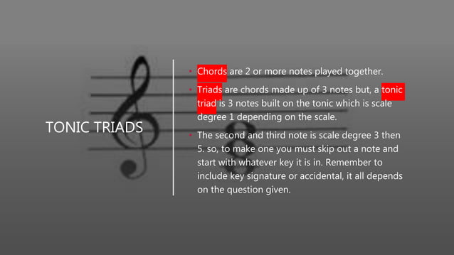 Music Theory: Grade 1 | PPTX