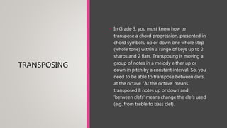 Music Theory: Grade 3 | PPTX
