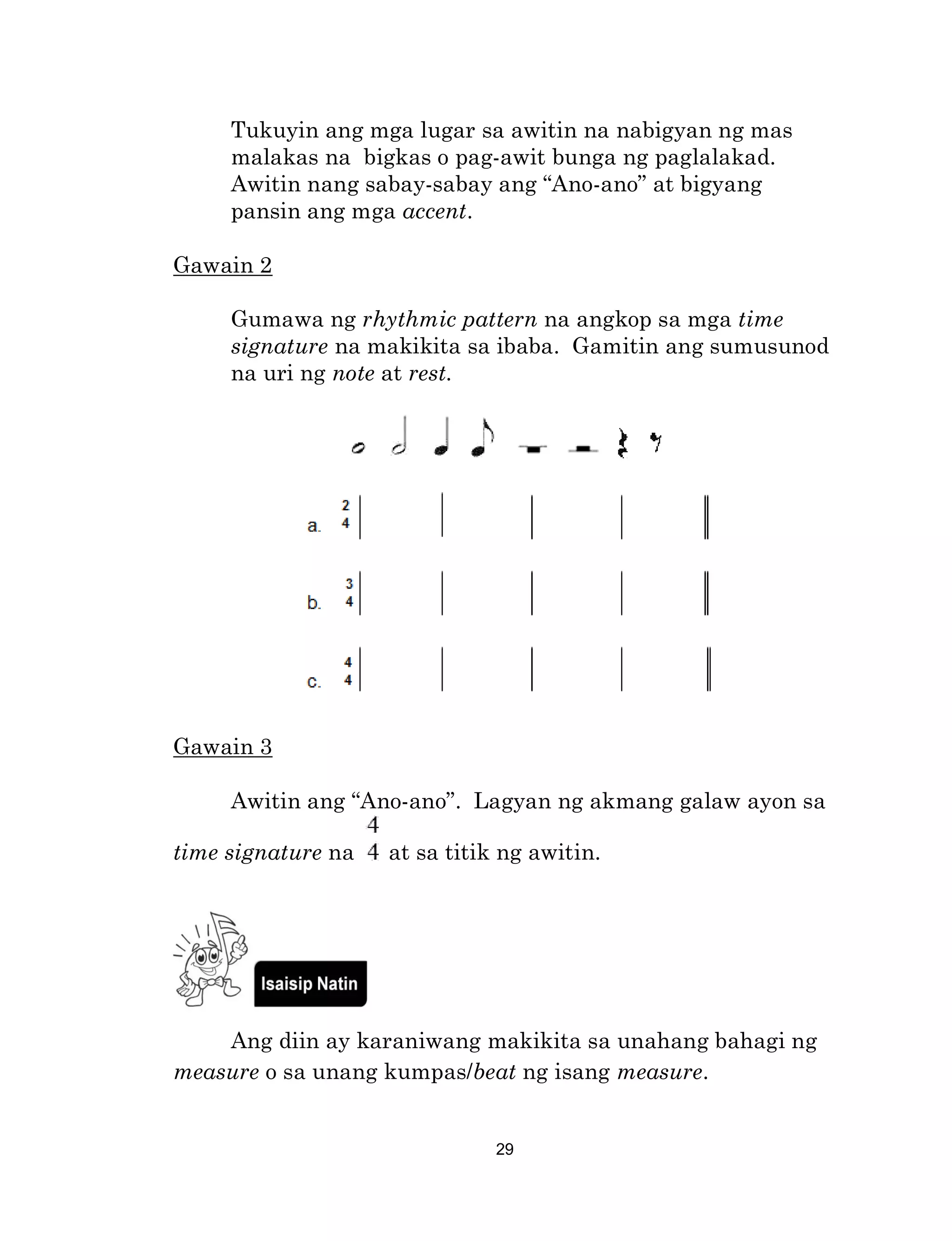 Music grade 4 lm yunit 1 | PDF
