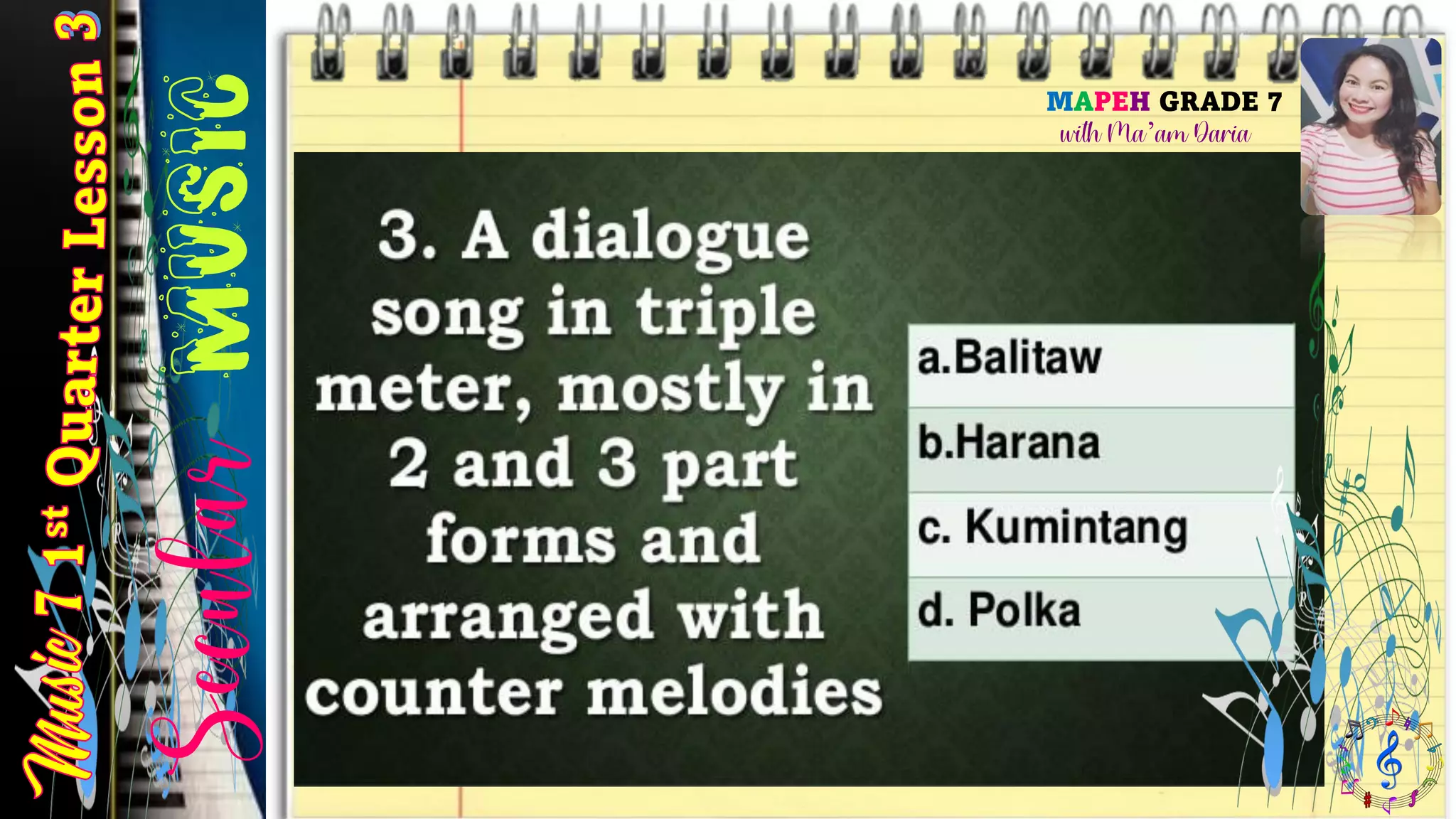 Music grade 7 Quarter 1 Lesson 3 | PDF