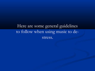 Music guidelines | PPT