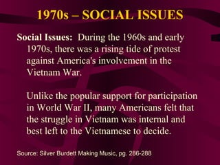 Music history 1970s | PPS