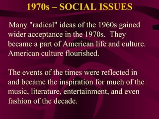 Music history 1970s | PPS