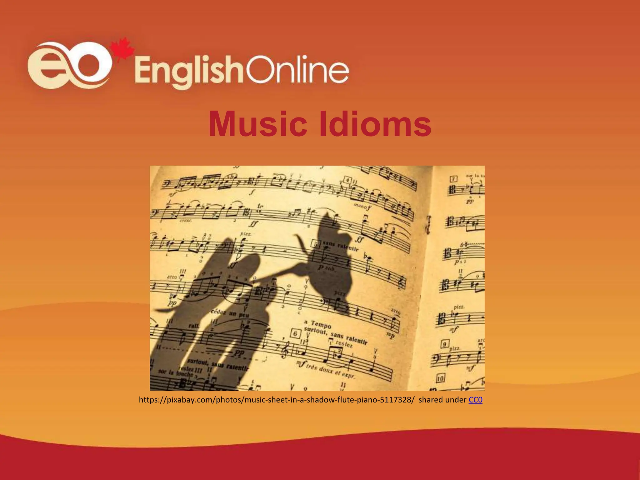 Music Idioms.pptx - Canadian Idioms Lesson | PPTX | Music | Entertainment
