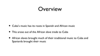 Music in cuba | PPT