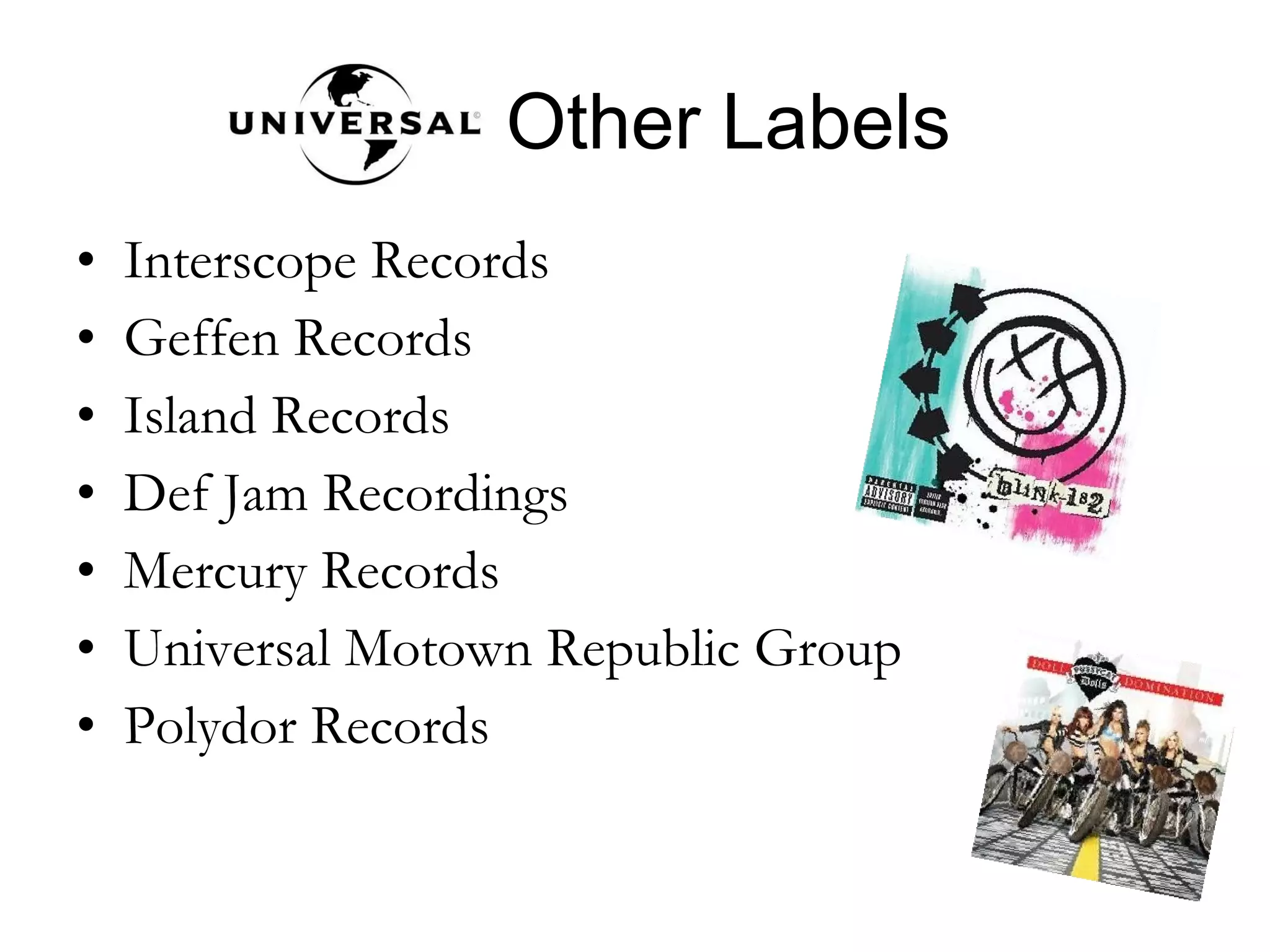Major Record Labels | PPT