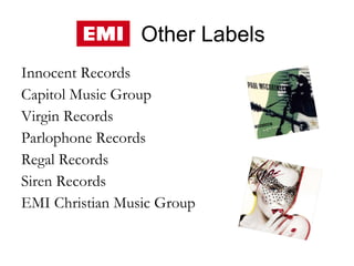 Major Record Labels | PPT
