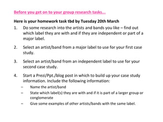 Music ind overview | PPT