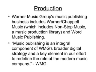 Music Industry Case Study | PPT