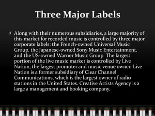 Music industry | PPTX