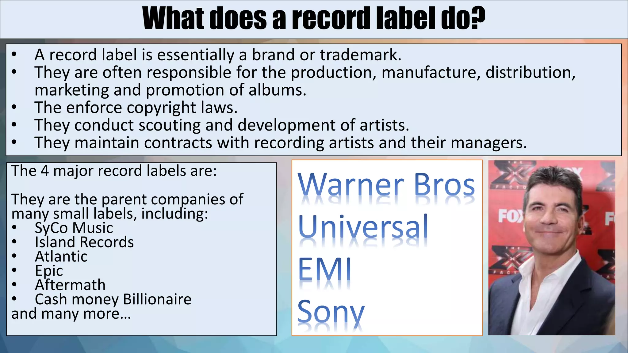 Music industry context | PPTX