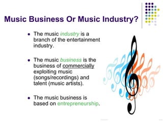 Music Industry Overview | PPTX