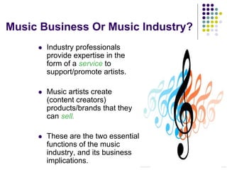 Music Industry Overview | PPTX