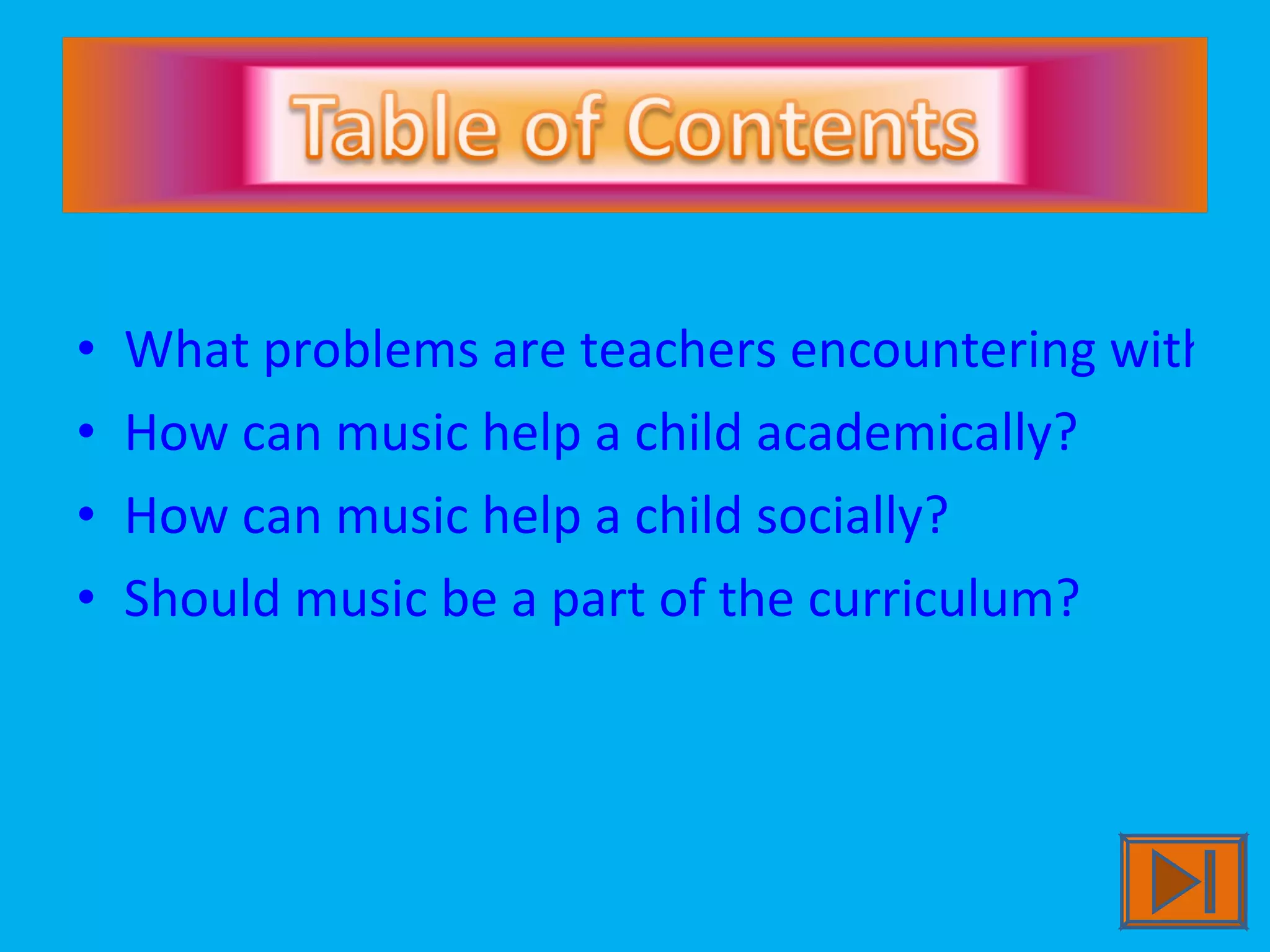 Music In Education | PPT