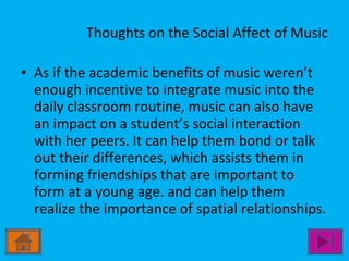 Music In Education | PPT