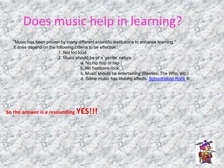 Music in education | PPT