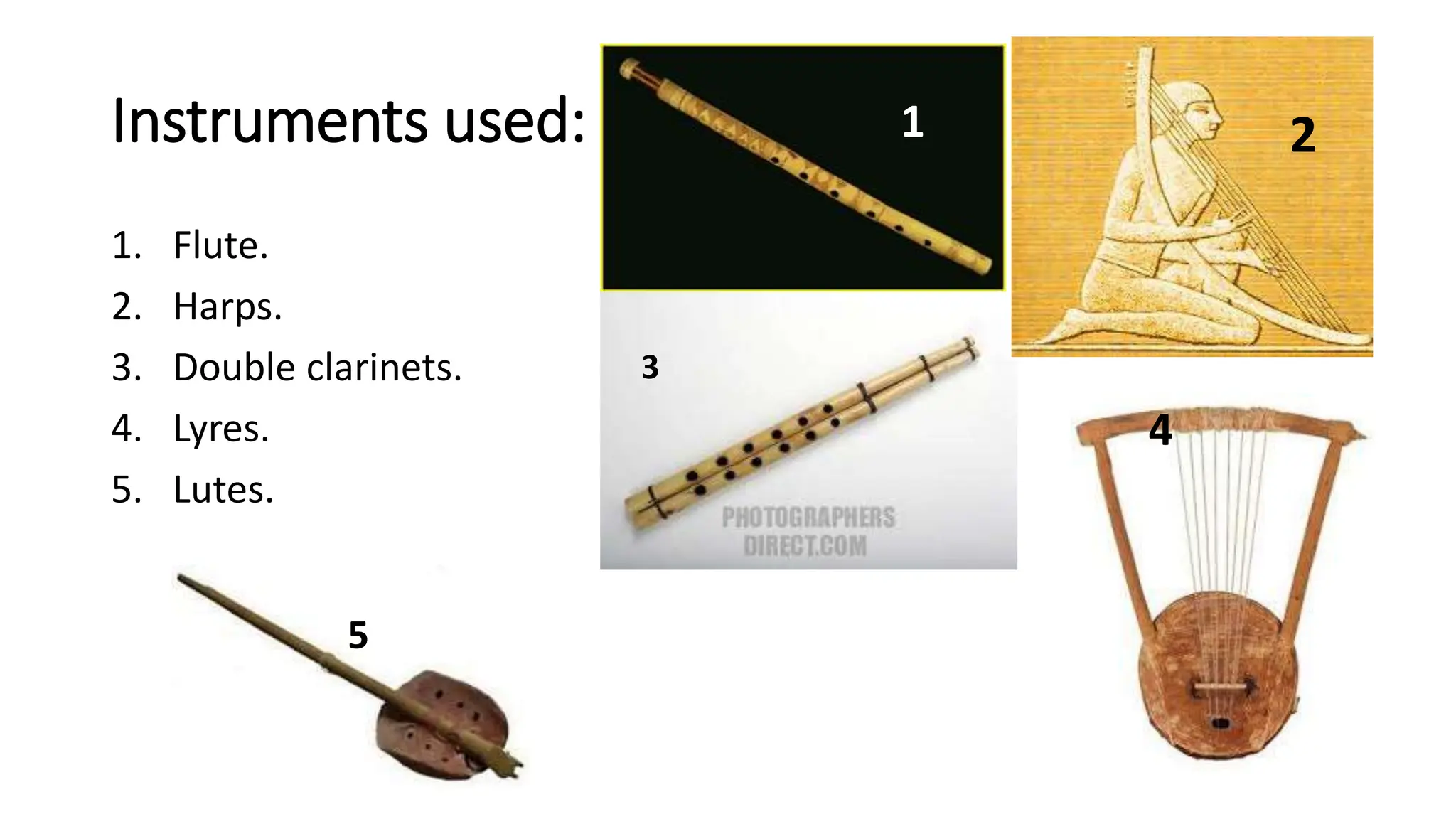 Music in the Ancient Egyptian Era for Final Exam | PPTX