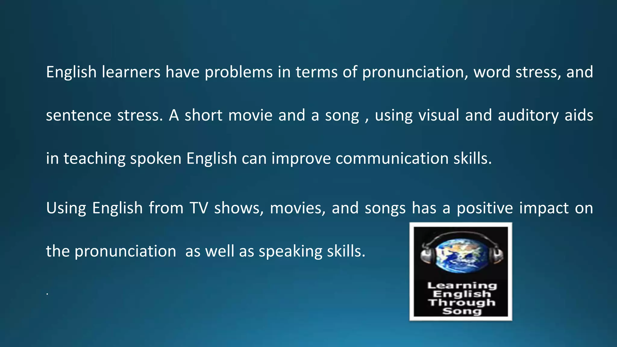 Music in english teaching part 2 movies | PPTX