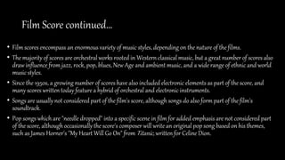 Music in film | PPTX