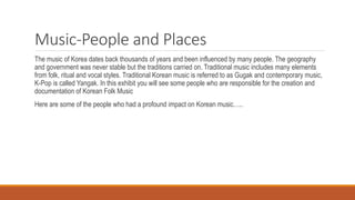 Music in korea | PPTX