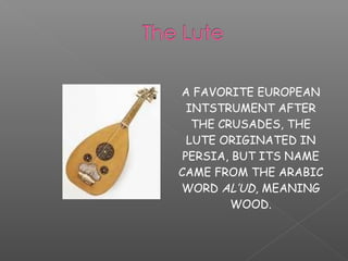 Music instrument classification | PPS