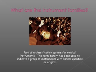 Music instrument classification | PPS