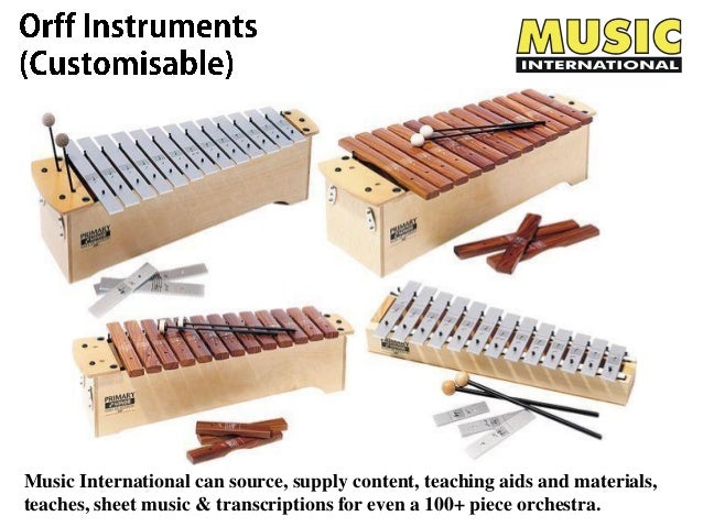 Music international instruments presentation