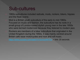 Music in the 1960s and 1990s | PPTX