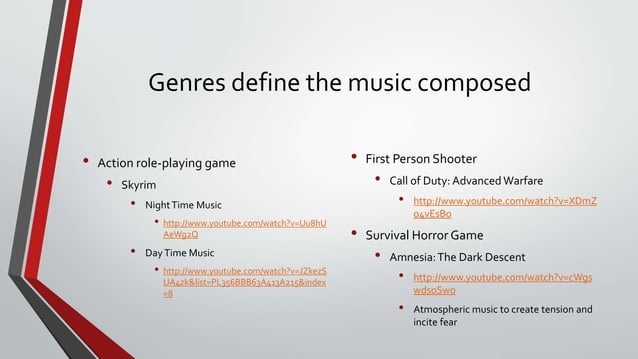 Music in video games | PPTX | Music and Party Video Games | Video Game ...