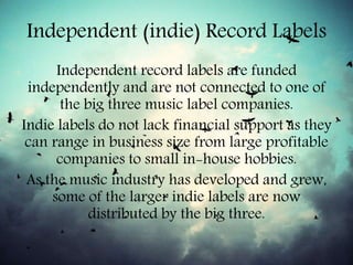 Music Label Research | PPT