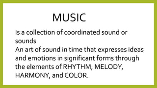 MUSIC LESSON 1 (FOLK SONGS ).pptx