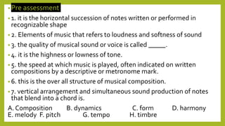 MUSIC LESSON 1 (FOLK SONGS ).pptx