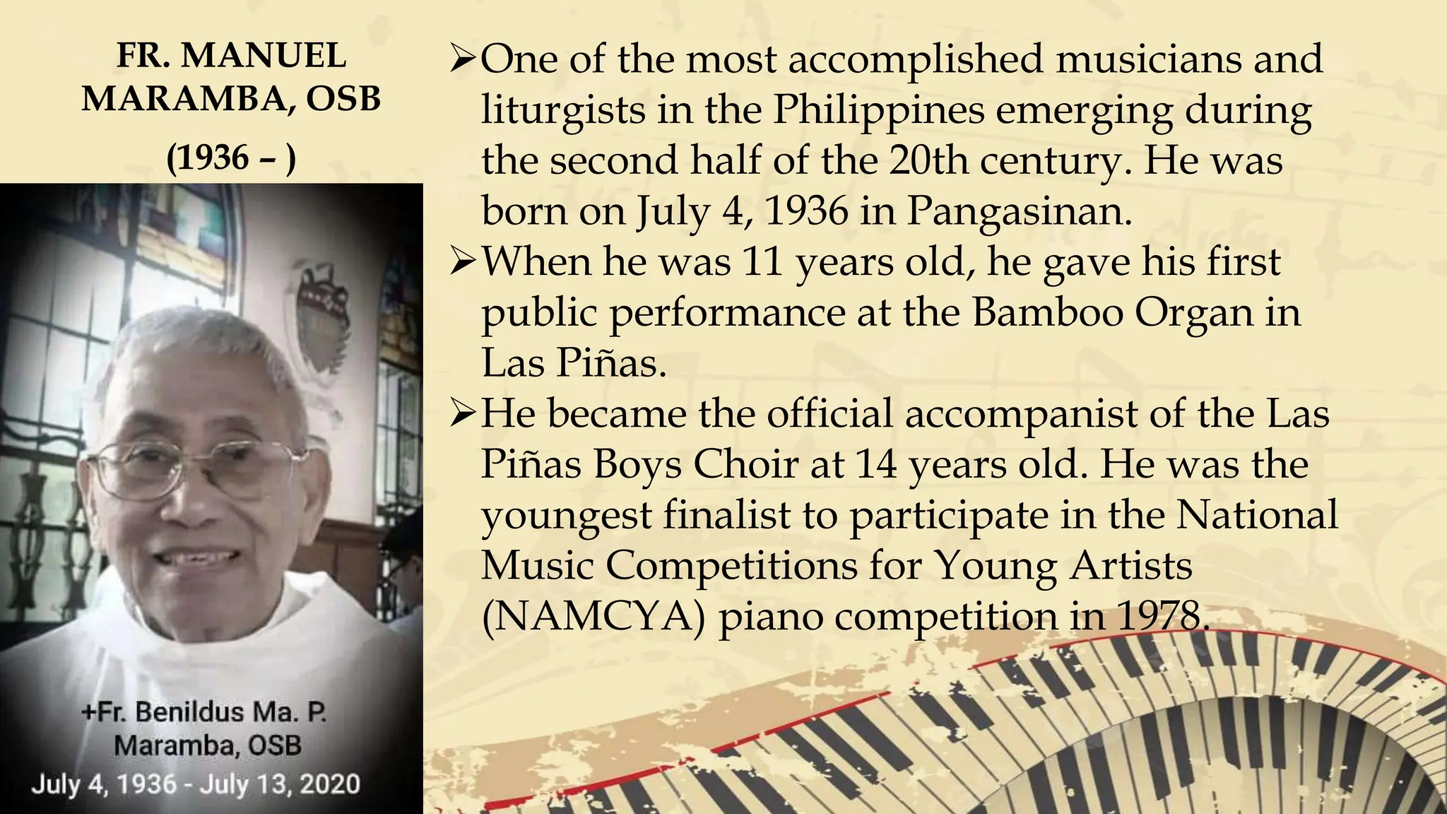 new Filipino musical composers of popular music | PPTX