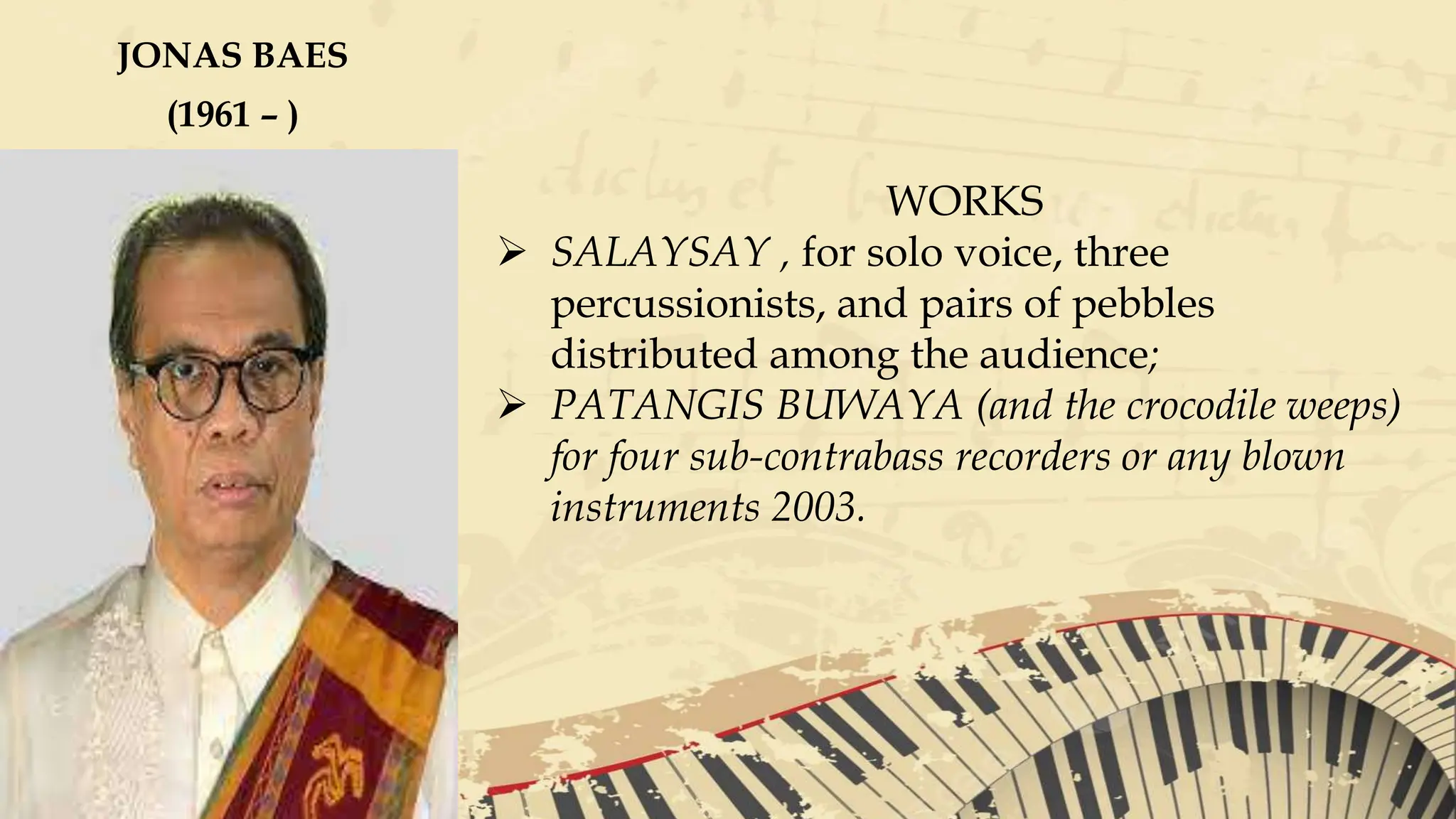 new Filipino musical composers of popular music | PPTX