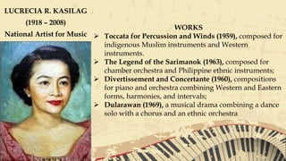 new Filipino musical composers of popular music | PPT