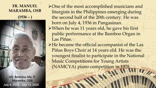 new Filipino musical composers of popular music | PPT