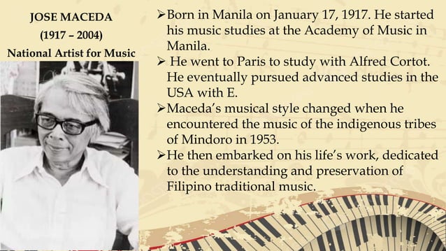new Filipino musical composers of popular music | PPT