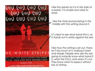 Music magazine adverts | PPTX | Music | Entertainment