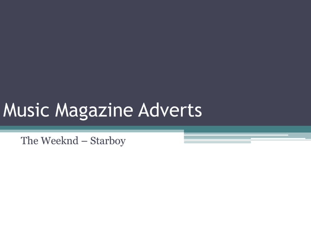 Music magazine adverts | PPT