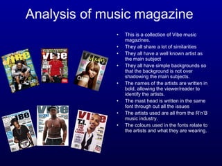 Music Magazine Analysis | PPT