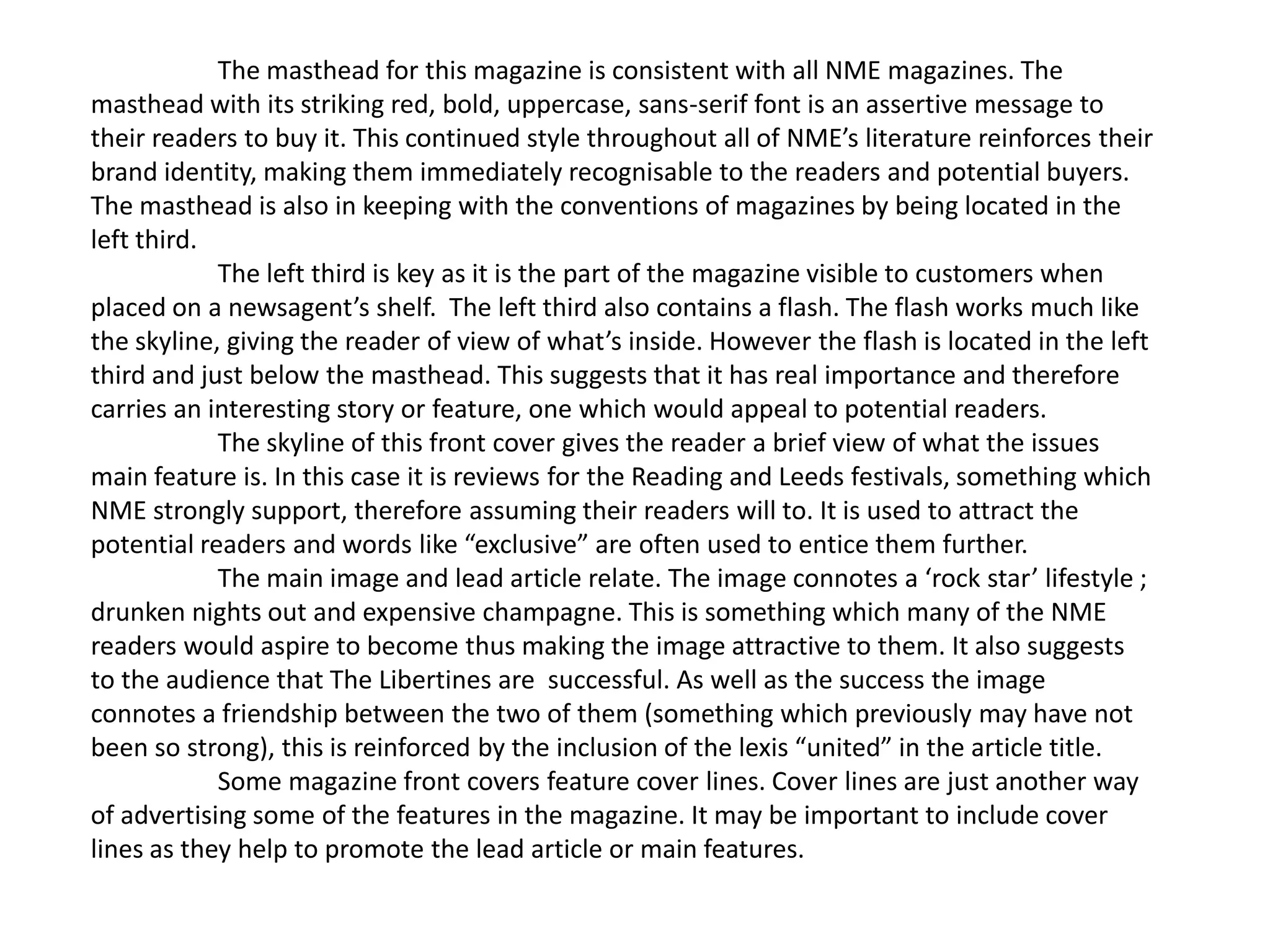 Music Magazine Analysis | PPTX | Adult Contemporary Music | Music