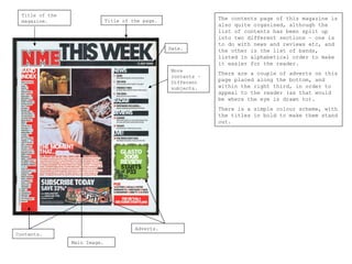 Music magazine analysis | PPT