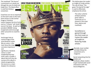 Music magazine analysis | PPTX