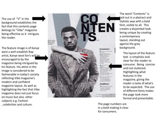 Music magazine analysis | PPTX