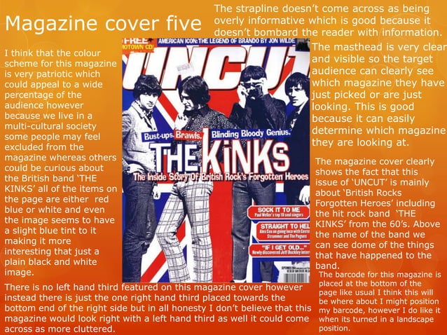 Music magazine analysis | PPT