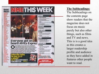 Music magazine analysis | PPTX